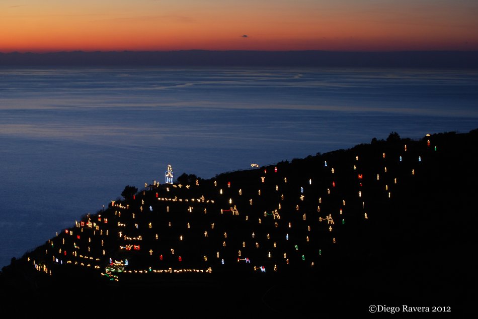 Mario Andreoli e l'invenzione del presepe di Manarola.